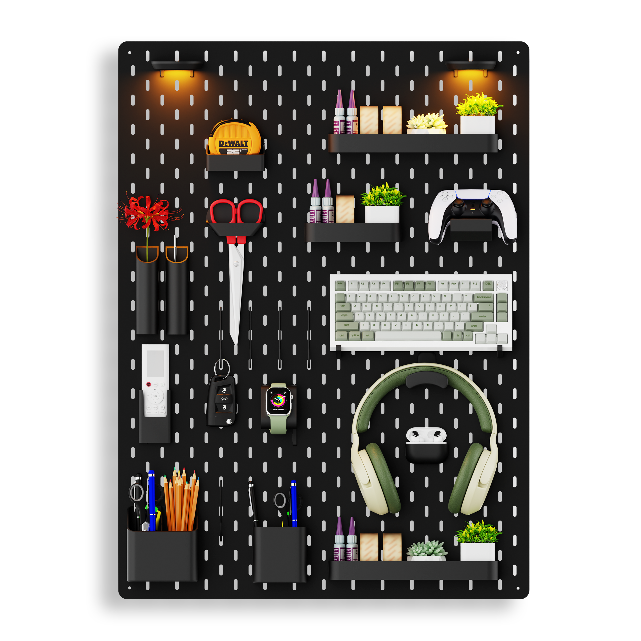 Pegboard Combo- 23.5 X 36.5 Square Inch – Layerin 3D